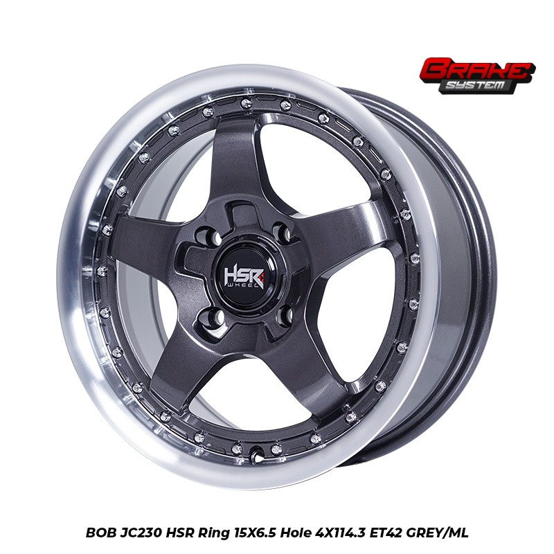 Jual VELG RACING HSR BOB R15 PCD 4X114,3 UNTUK MOBIL AVANZA, XENIA ...