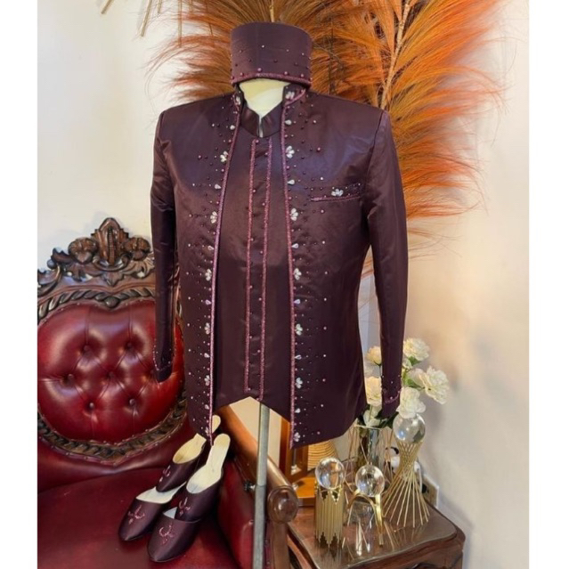 Jual Beskap pengantin pria | Beskap pengantin premium | Beskap ...