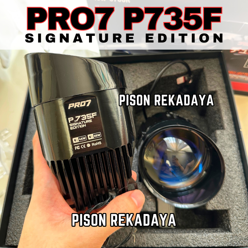 Jual Foglamp BILED Projector PRO7 P735F Blue Lens Hi Low 45W Lampu Kabut | Shopee Indonesia