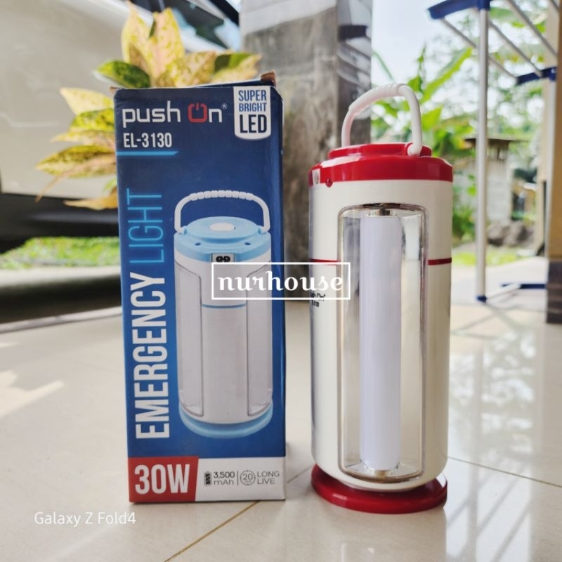 Jual Pushon Lampu Emergency 30 Watt Lampu Cas Portable 3130 Lampu Cas ...
