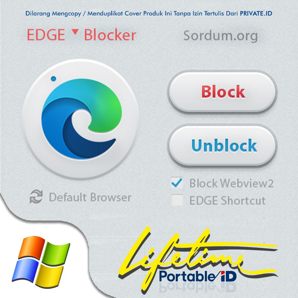 Jual Edge Blocker v1.9 Lifetime 100% Work ⚡️ For Windows | Shopee Indonesia