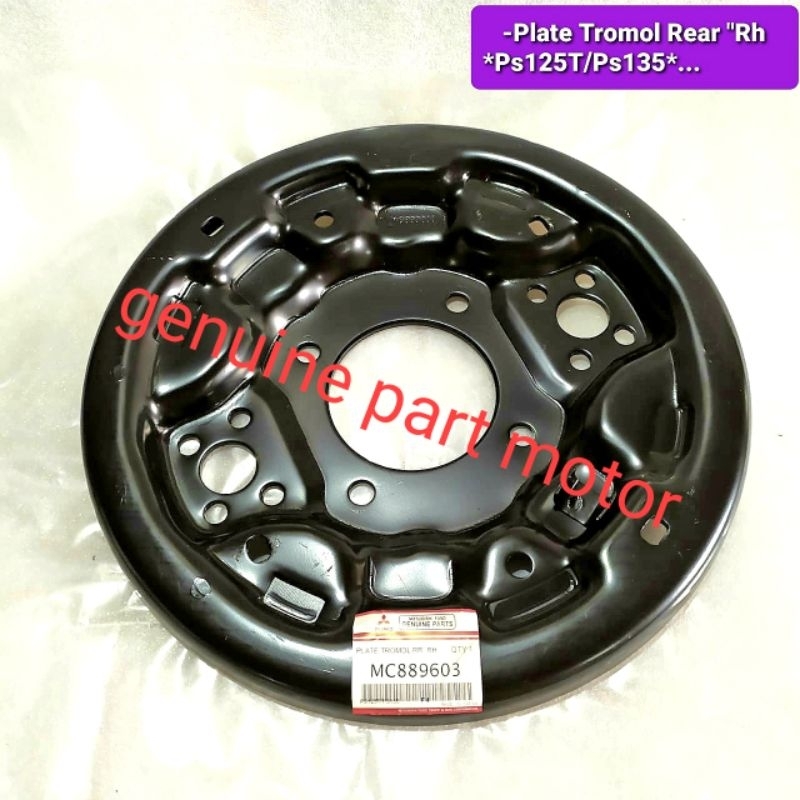 Jual PLATE TROMOL/SEBENG RODA BELAKANG RH KANAN MITSUBISHI PS125 TURBO ...