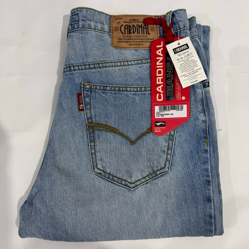 Jual Celana Jeans Cardinal Panjang Regular Original | Shopee Indonesia