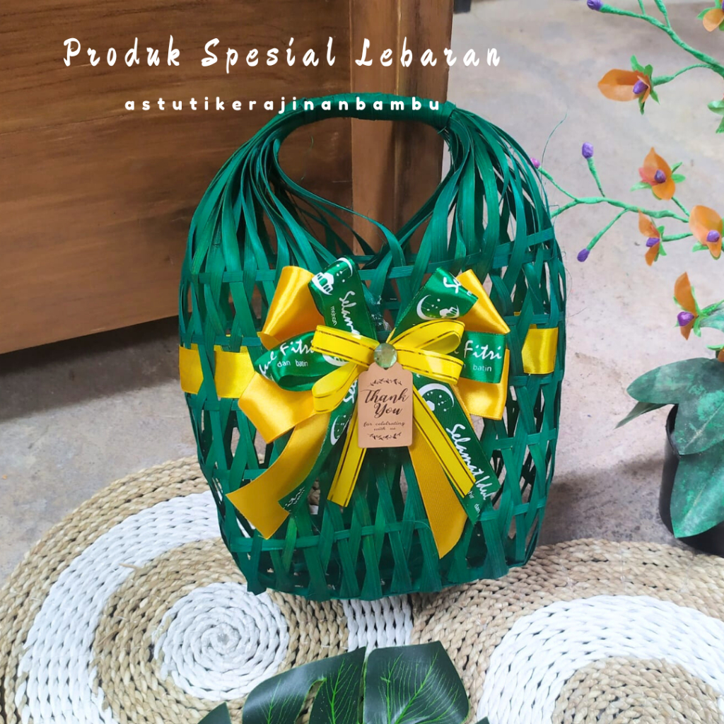 Jual Tas Snack Nastar Warna Hias Pita Lebaran Tas Kue Kering Hampers ...