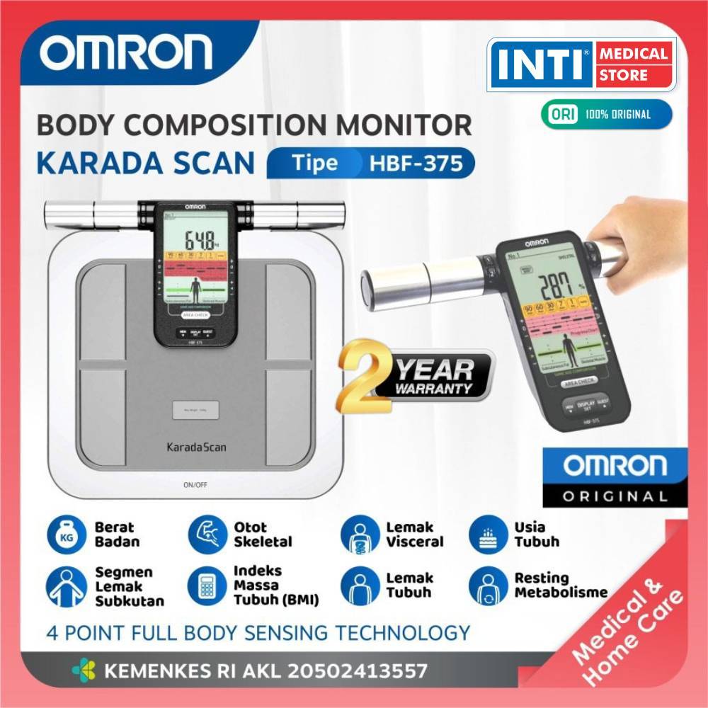 Jual OMRON | HBF 375 Karada Scan | Timbangan Karada Scan | Timbangan ...