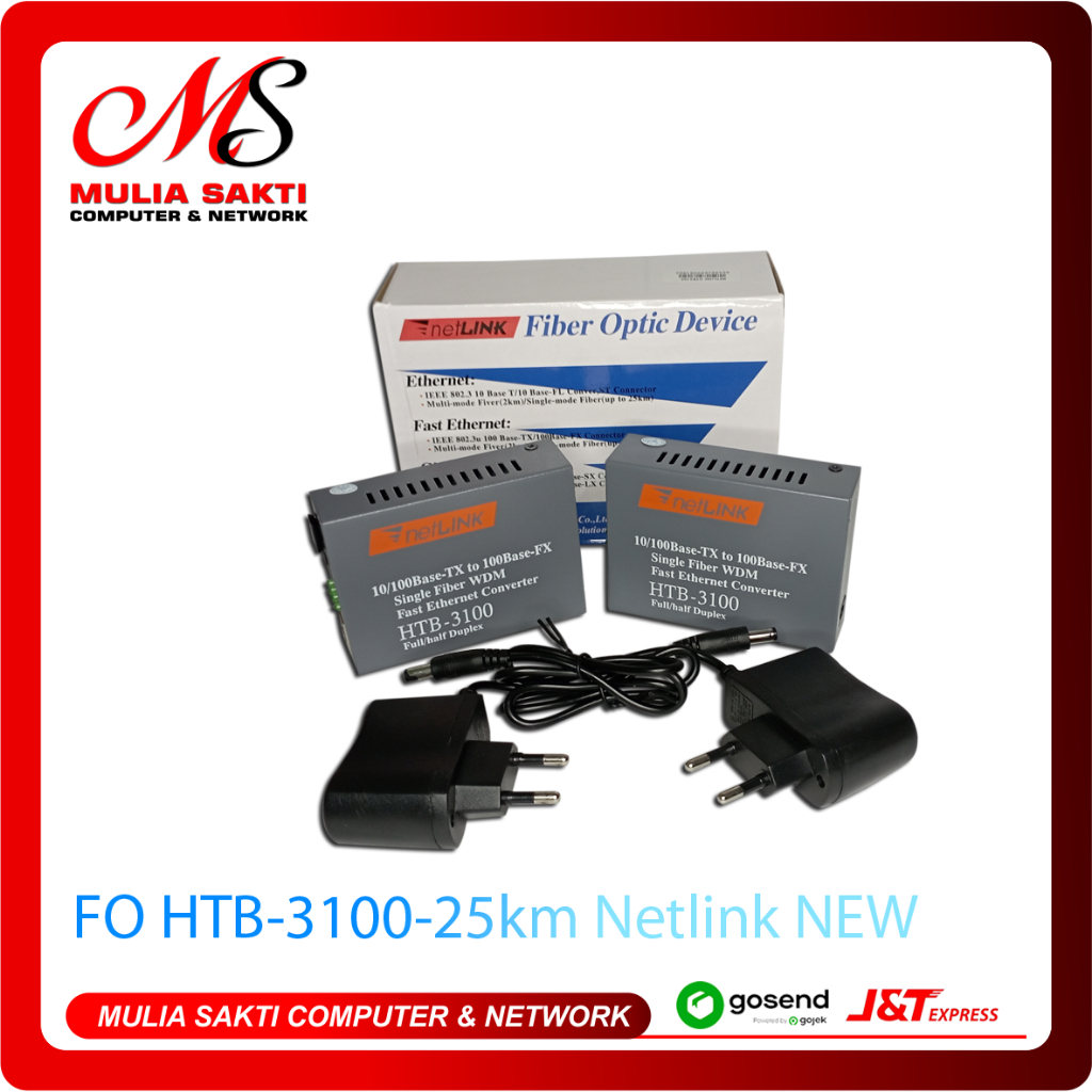 Jual MEDIA CONVERTER NETLINK HTB3100 AB | Shopee Indonesia