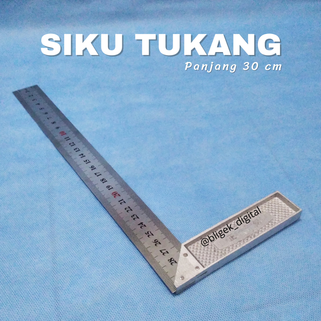 Jual Siku Tukang / Penggaris Siku 30 Cm | Shopee Indonesia