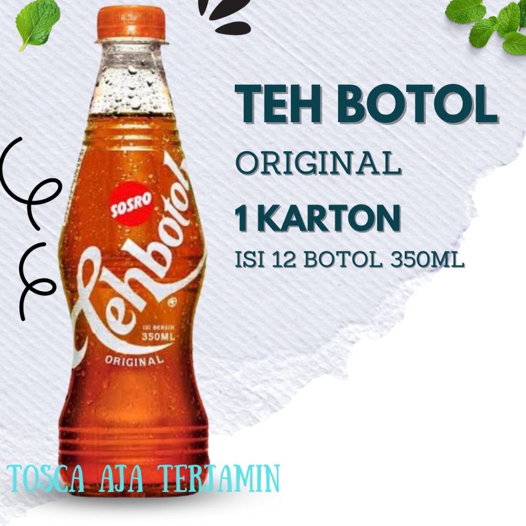 Jual Teh Botol Sosro PET 350mL 1 Dus Isi 12 Botol | Shopee Indonesia