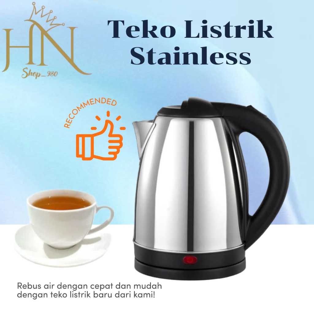 Jual Teko listrik pemanas air SQ electric kettle 2L | Shopee Indonesia
