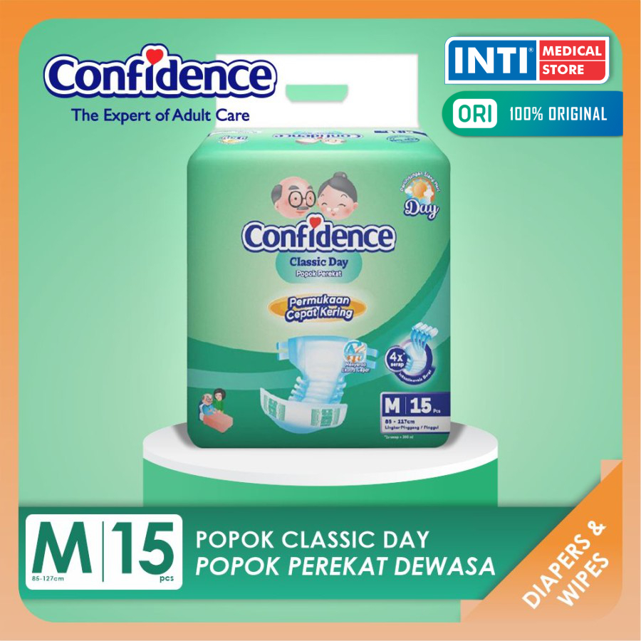 Jual Confidence| Classic Day M 15 | Popok Perekat Dewasa | Adult ...