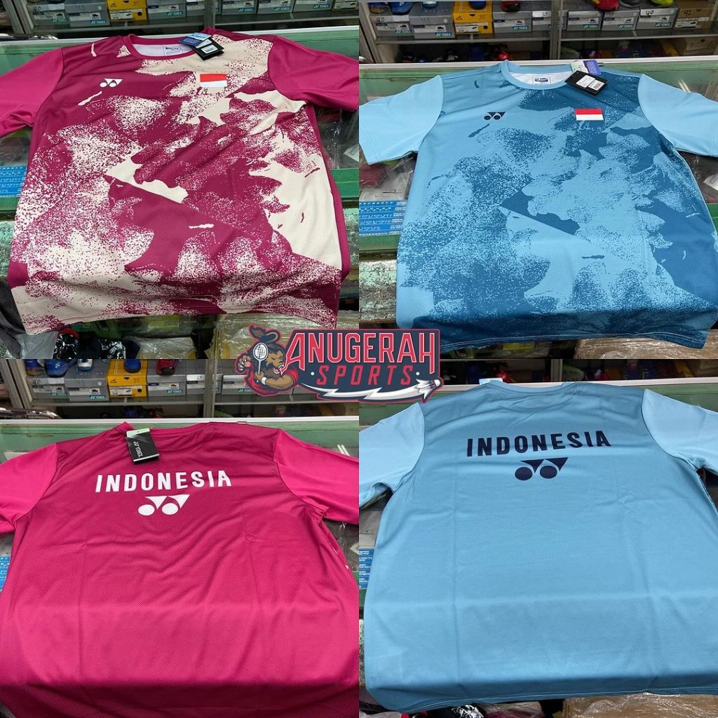 Jual Kaos Badminton YONEX OFFICIAL MERCH INDONESIA MASTERS RM-P061-2803 ...