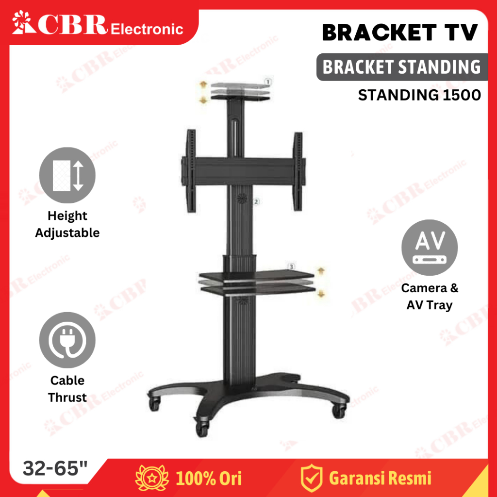 Jual Bracket Standing TV LED STANDING 1500 / 32-65 inch | Shopee Indonesia