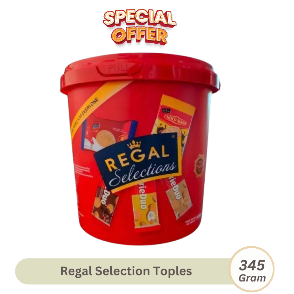 Jual Regal Selection 345gr Biskuit Marie Susu Sandwich Coklat Krim ...