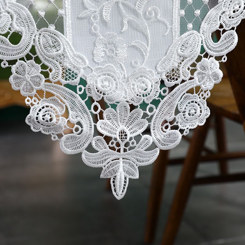 Jual White Lace Table Runner Taplak Meja Panjang Renda - Taplak Meja ...