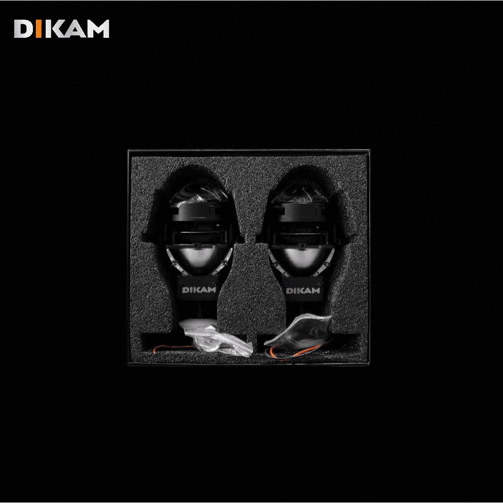 Jual Lampu BILED Mobil DIKAM A6 3inch 5800K Lampu Utama | Shopee Indonesia