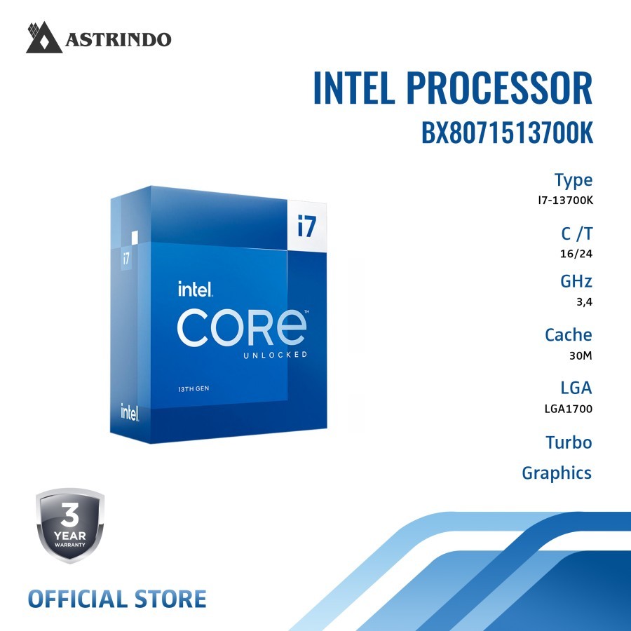 Jual Intel Processor Core i7-13700K 30M Cache, up to 5.40 GHz Box LGA ...