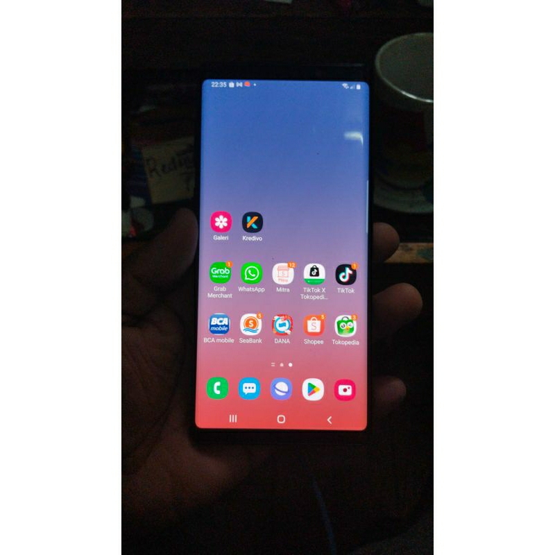 Jual Samsung note 9 ram 6/128 fullsett pemakian pribadi lcd aman ...
