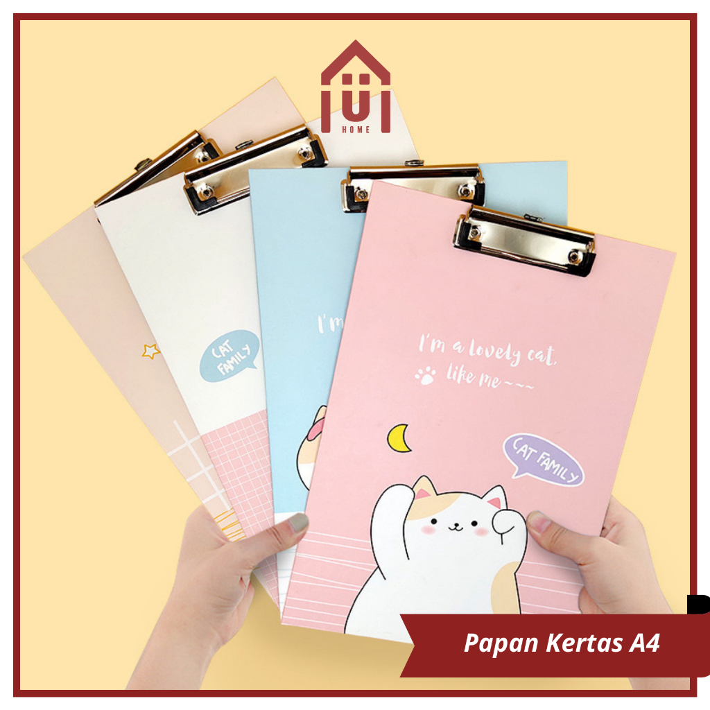 Jual UNISO - PAPAN KERTAS A4 CLIPBOARD MOTIF KARAKTER LUCU PAPAN JALAN ...