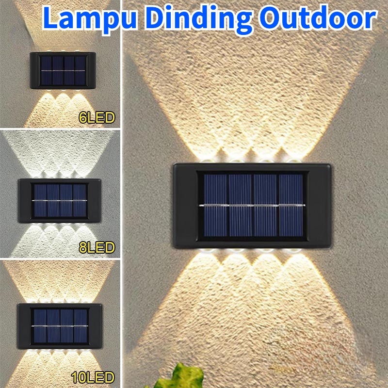 Jual Lampu Dinding Outdoor Tenaga Surya LED Sensor Otomatis Lampu Taman Wall Lamp Solar Power ...
