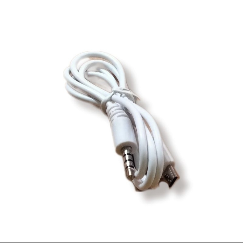 Jual KABEL UNTUK SOUNDCARD AUX TO MICRO USB PUTIH | Shopee Indonesia