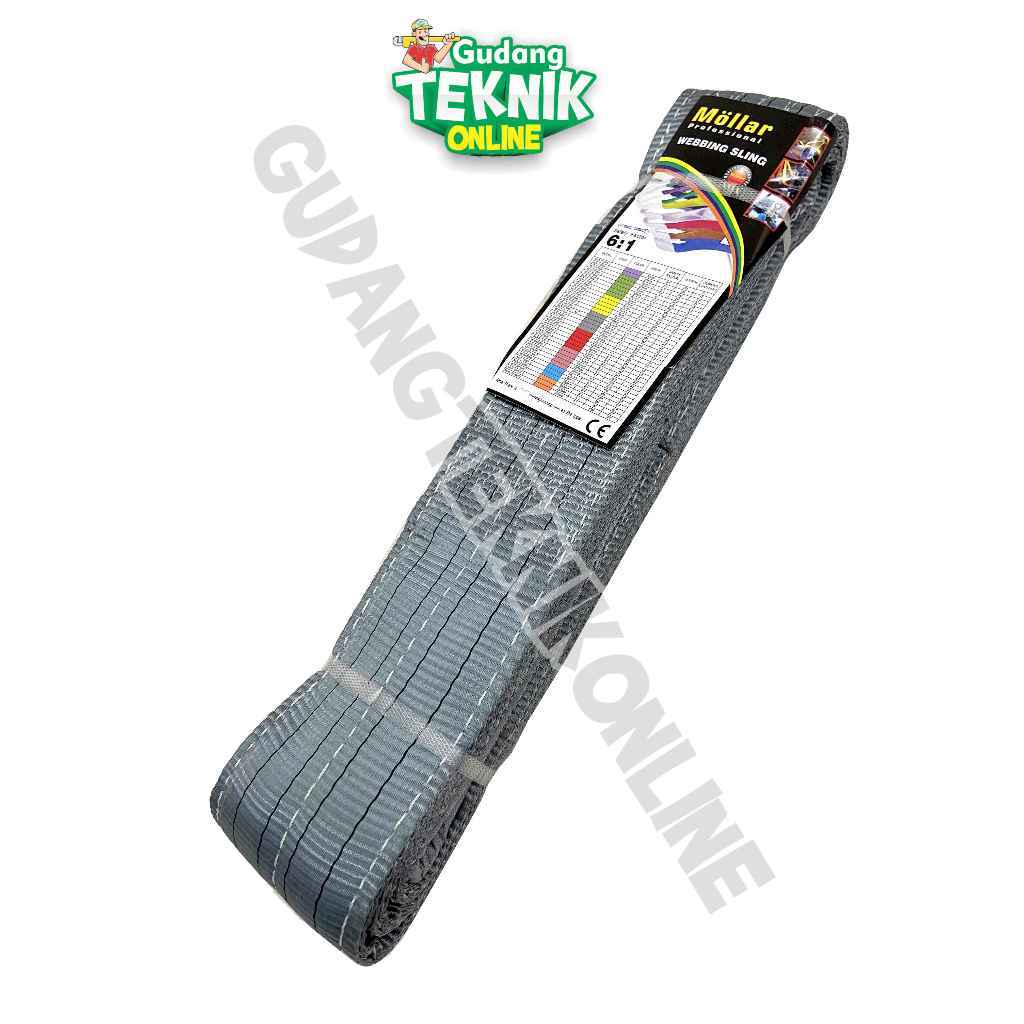 Jual Tali Webbing Sling 4 TON x 3 Meter 4 Meter 5 Meter 6 Meter 8 Meter ...