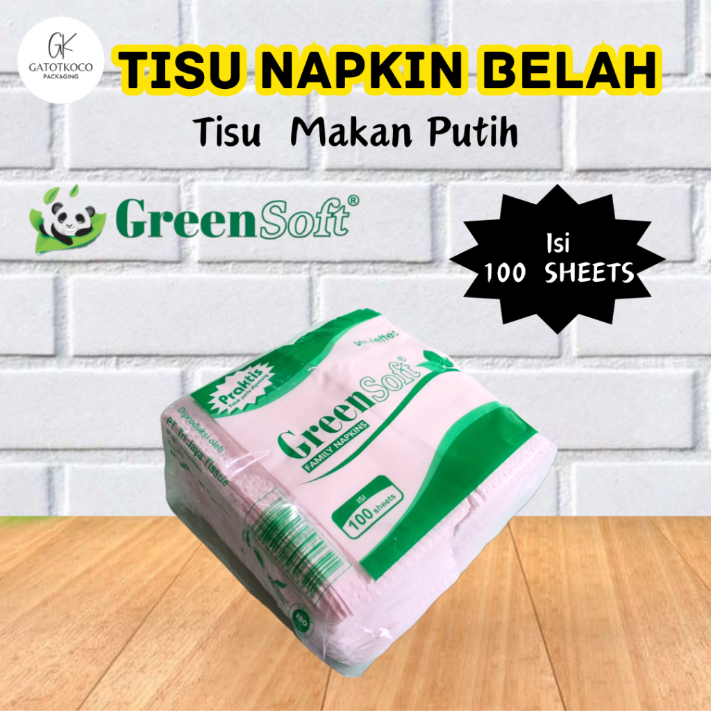 Jual Tisu Napkin Belah/ Tisu Makan/Tisu Catering belah | Shopee Indonesia