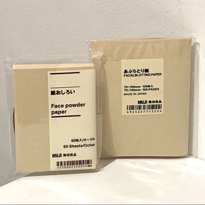 Jual Muji Face Powder Paper 60 sheets | Shopee Indonesia