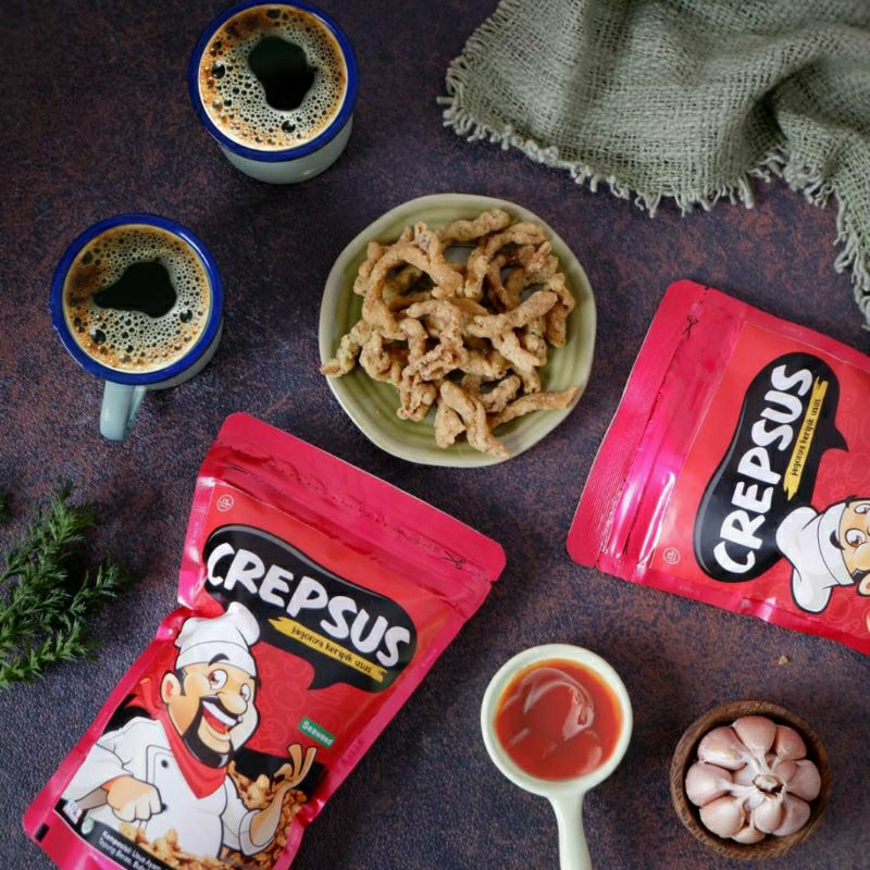 Jual KERIPIK USUS CREPSUS cemilan premium varian rasa enak lezat gurih ...