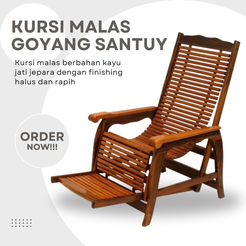 Jual kursi malas goyang santai selonjoran / kursi santai kayu jati ... Jual kursi malas goyang santai selonjoran / kursi santai kayu jati ...