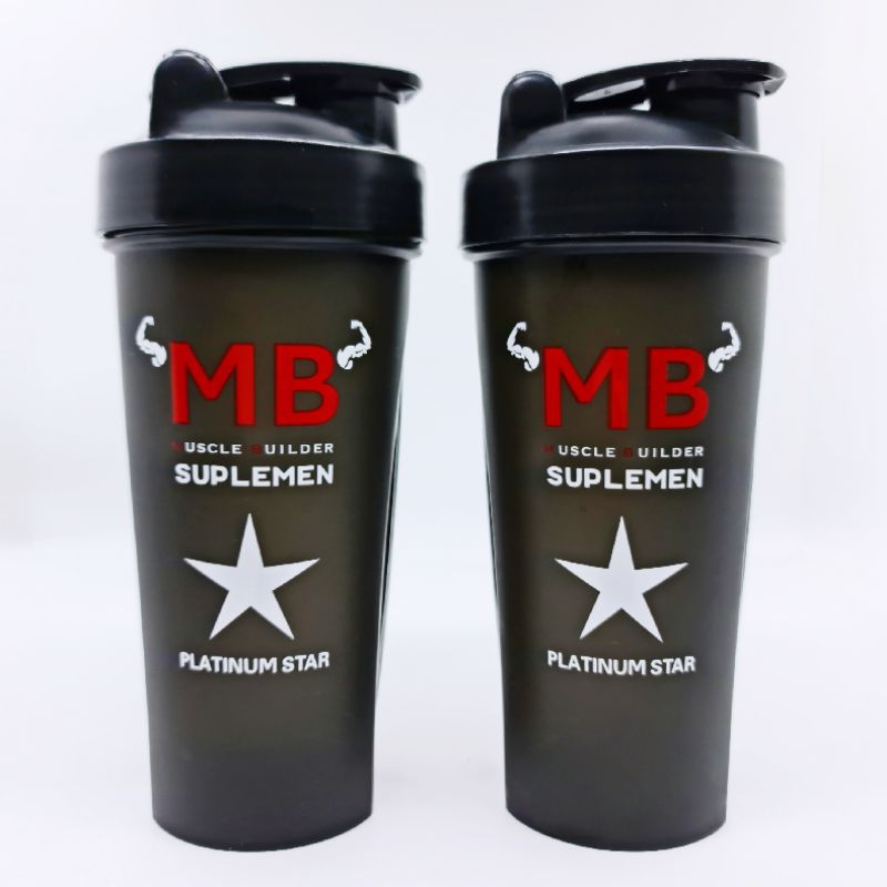 Jual Shaker MBSUPLEMEN 750 ml PLATINUM STAR MB SUPLEMEN Botol Air Shake ...