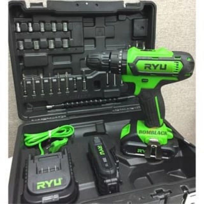 Jual RYU Bor Cordless Drill 20V RCI20V / Bor Charger Ryu Besi, Kayu dan ...