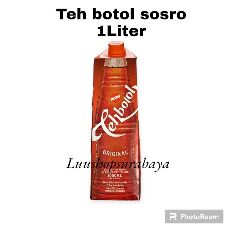 Jual Teh Botol Sosro Original 1 Liter | Shopee Indonesia