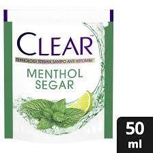 Jual Clear Shampoo Anti Ketombe - Menthol Segar 50ml | Shopee Indonesia