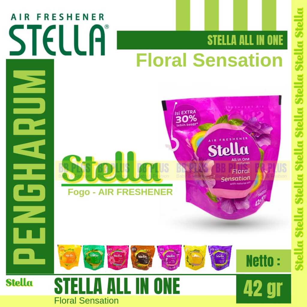 Jual STELLA Pengharum ruangan ALL IN ONE 42+13g | Shopee Indonesia
