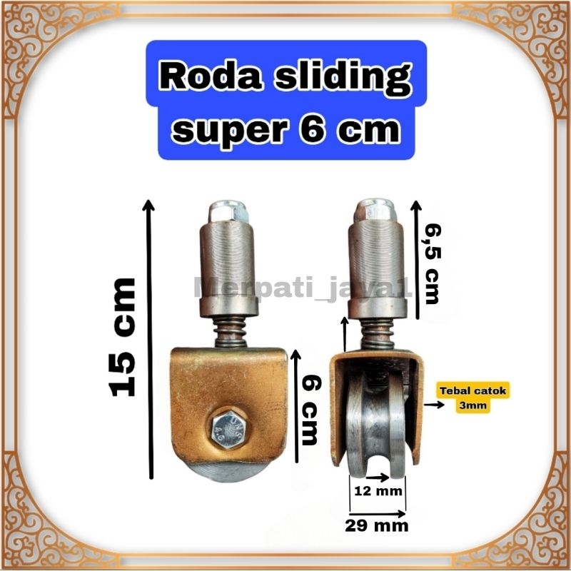 Jual Roda Sliding Pintu 6 cm - Solusi Pintu Geser Stabil dan Lancar ...