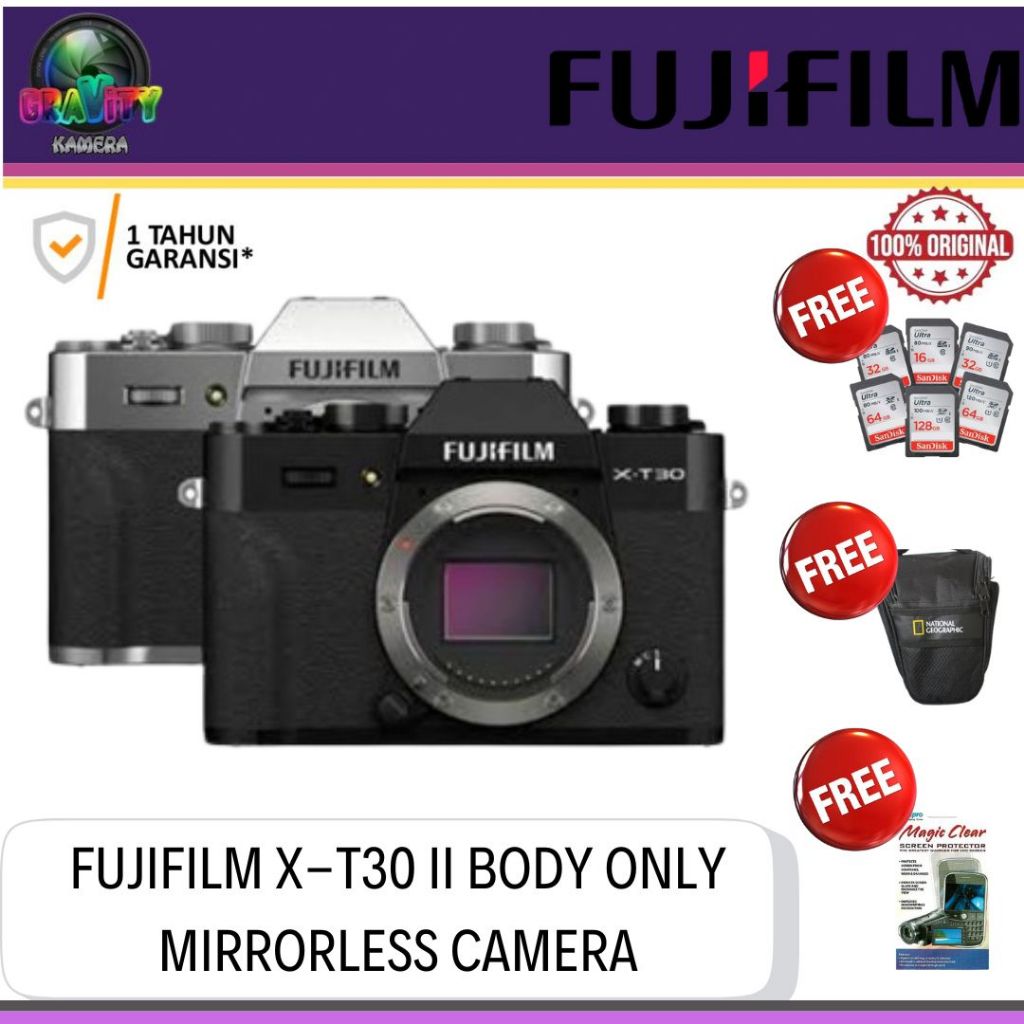 Jual FUJIFILM X-T30 II KIT XC 15-45MM / FUJIFILM XT30 II KIT XC 15-45MM | Shopee Indonesia