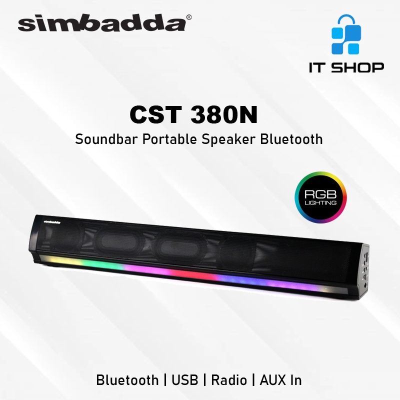 Jual Simbadda Speaker CST 380N Soundbar RGB | Shopee Indonesia