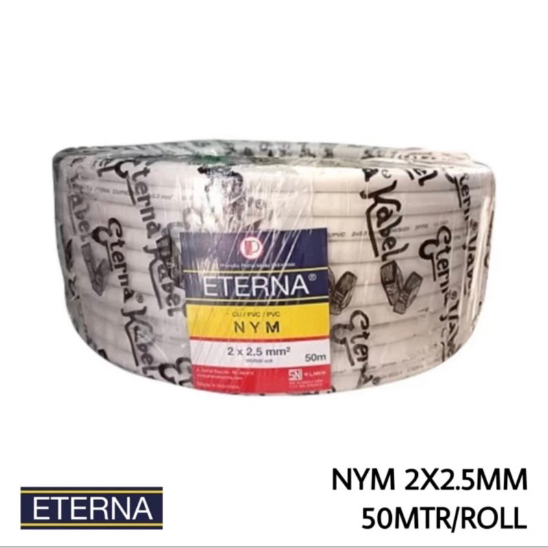 Jual ETERNA Kabel Listrik Kawat NYM 2x2.5 Kabel Eterna Kawat | Shopee Indonesia