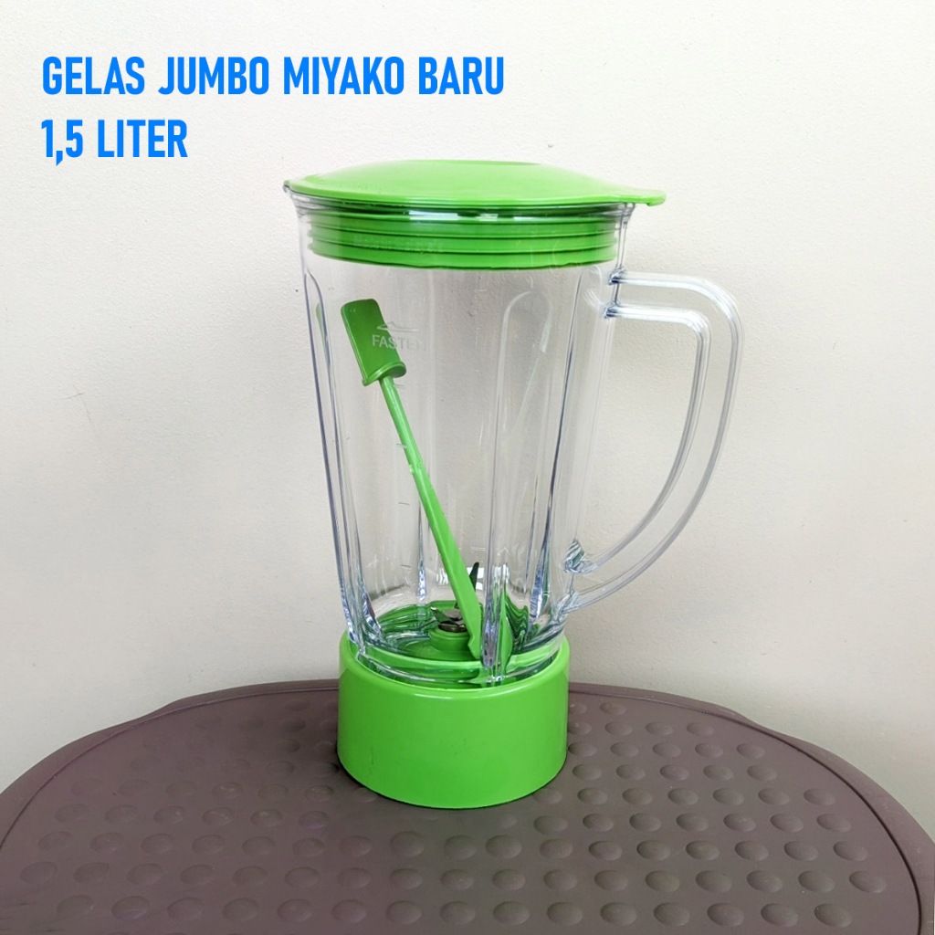 Jual Gelas BLENDER JUS set JUMBO/BESAR Model Miyako Baru1,5 Liter Gear ...