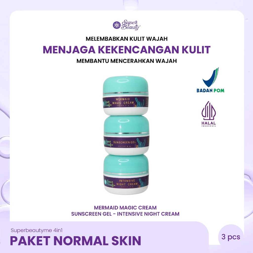 Jual PAKET NORMAL SKIN SuperBeauty - By SuperSkin - Termasuk Krim Untuk ...