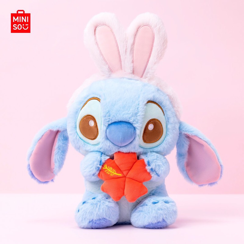 Jual Miniso Boneka Stitch Lucu Disney Stitch Costume Bunny Pluy Toy ...