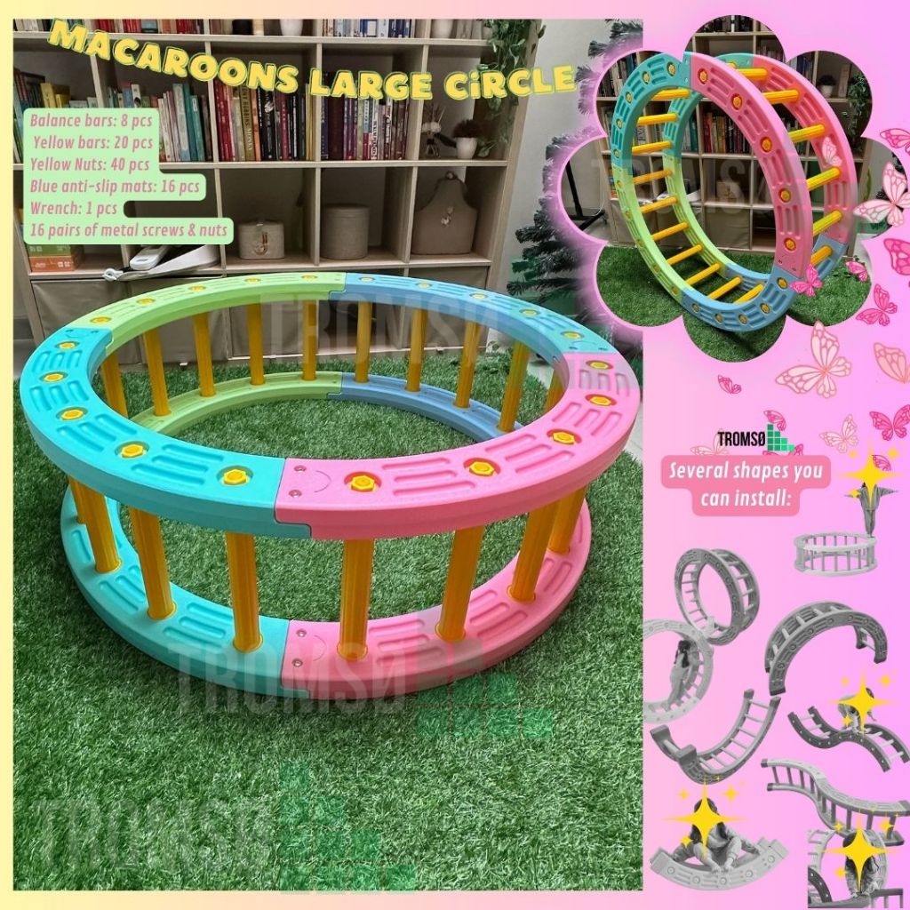 Jual Multifunctional Sensory Integration Balance Bar/Climbing Arch/Arch ...