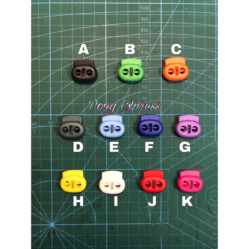 Jual Cord Lock Stopper Plastik Bean Warna Solid DIY Aksesoris | Shopee ...