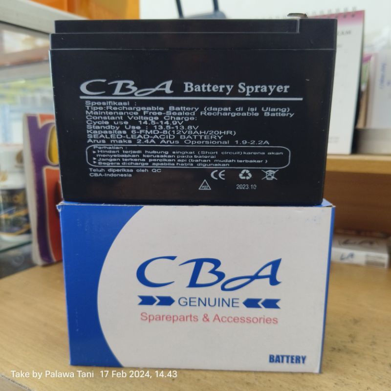 Jual Battery/Baterai Sprayer elektrik CBA/MSA 8AH | Shopee Indonesia