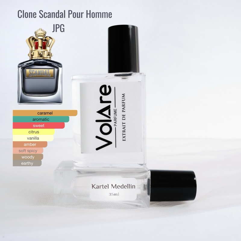 Jual CARTEL MEDELLIN formen clone JPG scandal pour homme Extrait De ...