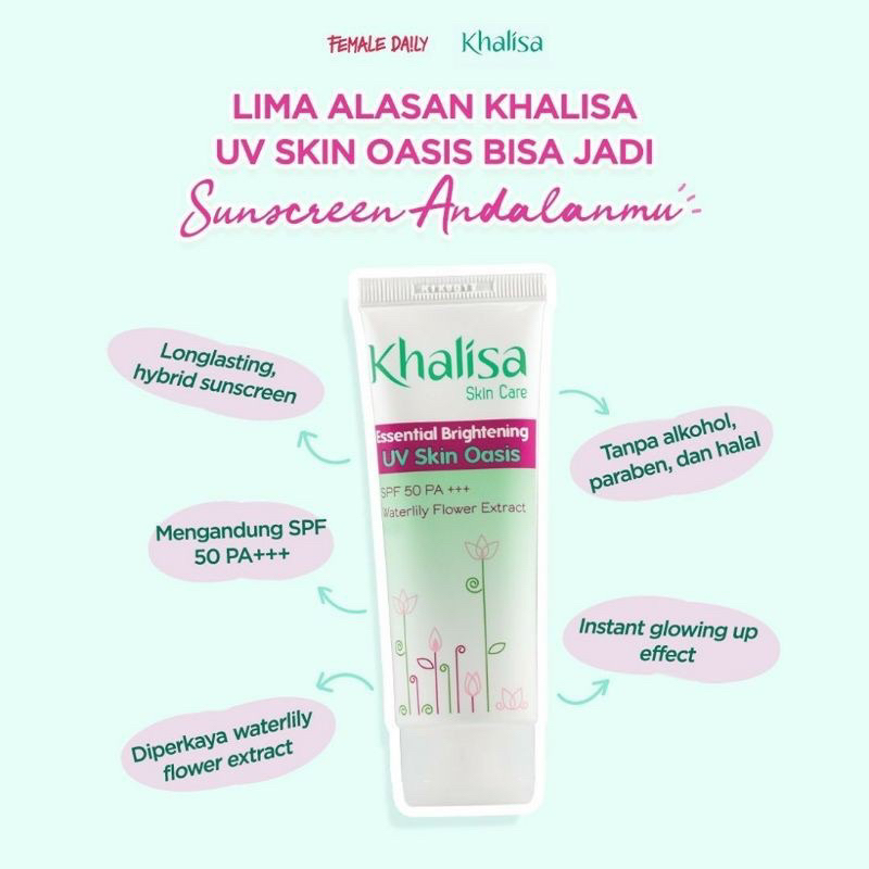 Jual KHALISA UV SKIN SKINAQUA SKIN AQUA SUNSCREEN KHALISA | Shopee ...