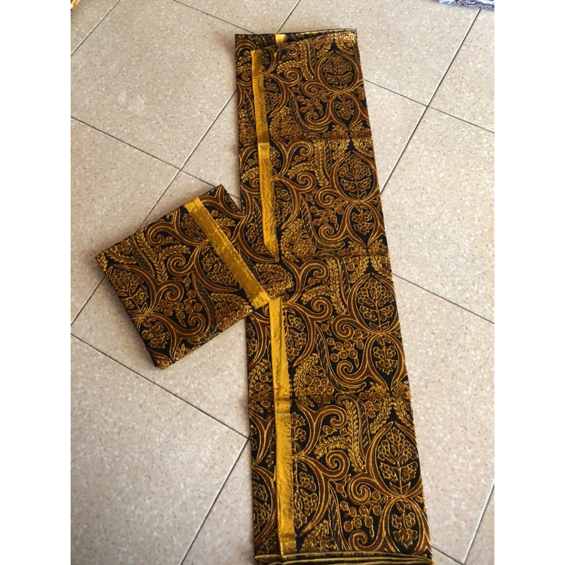 Jual kain prada pengantin / kain prada jawa / kain batik prada ...