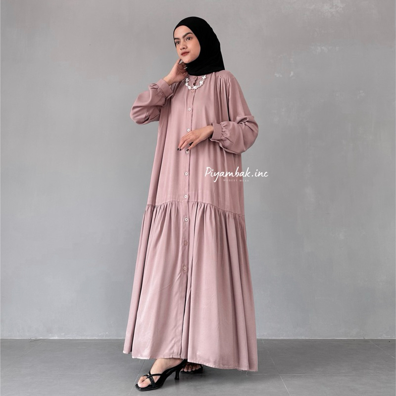 Jual GAMIS AZZURA polos rayon twill kancing rempel | Shopee Indonesia