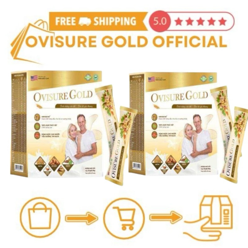 Jual 2 BOX OVISURE GOLD MILK SUSU OBAT TULANG DAN SENDI | Shopee Indonesia