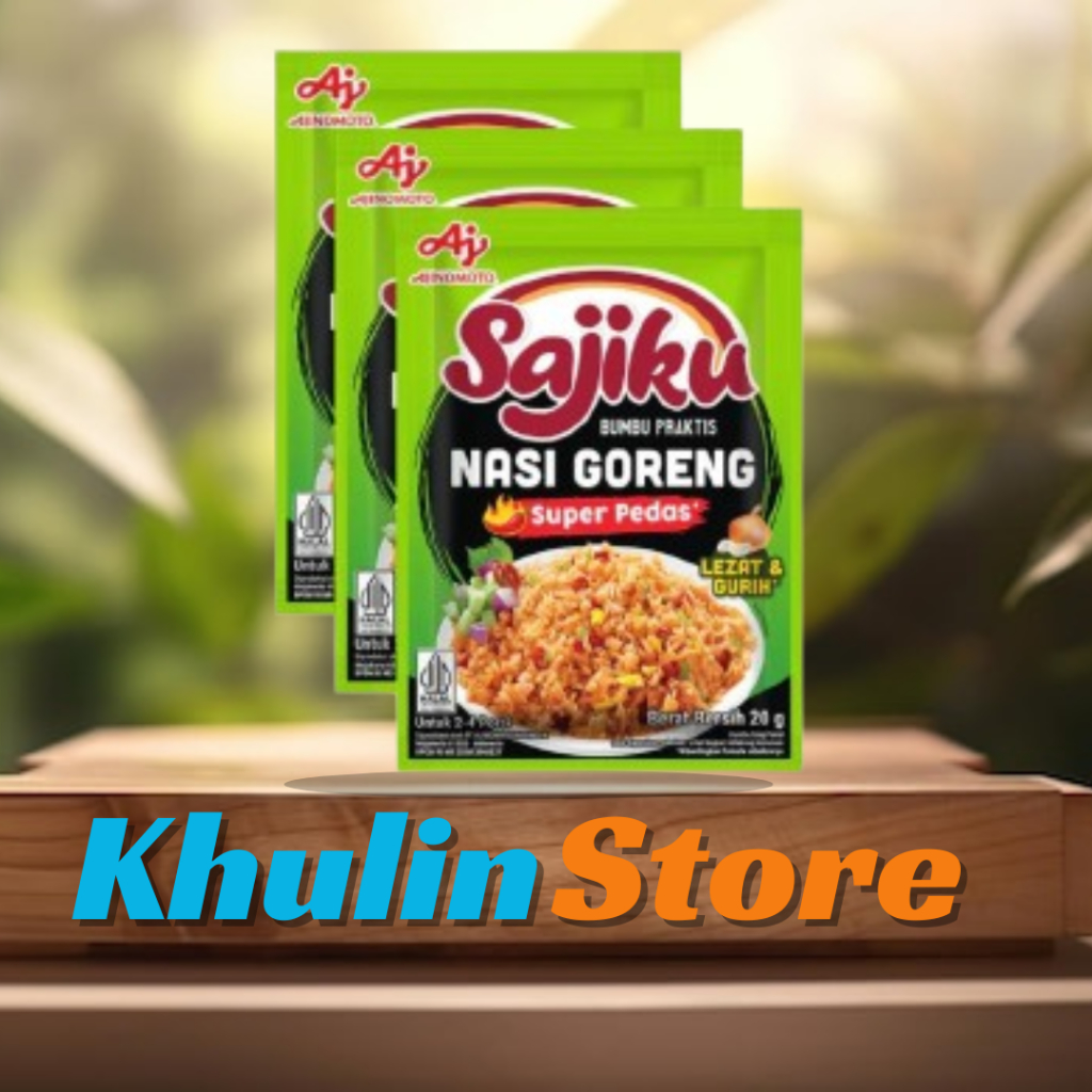 Jual Sajiku Bumbu Praktis Nasi Goreng Super Pedas 20gr-1 Renceng Isi ...